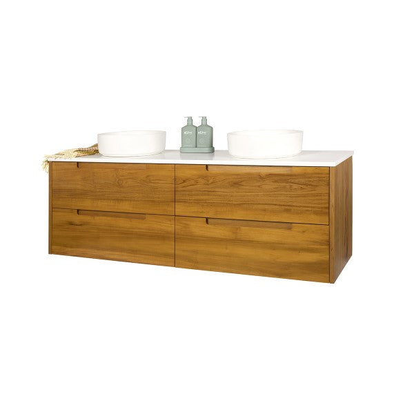 FABF Avila Solid Timber Vanity 1800mm - Teak / Messmate / Vic Ash / Bl ...