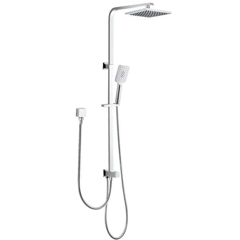 Bella Vista Deko Combination Shower Column with Separate Elbow, Chrome ...