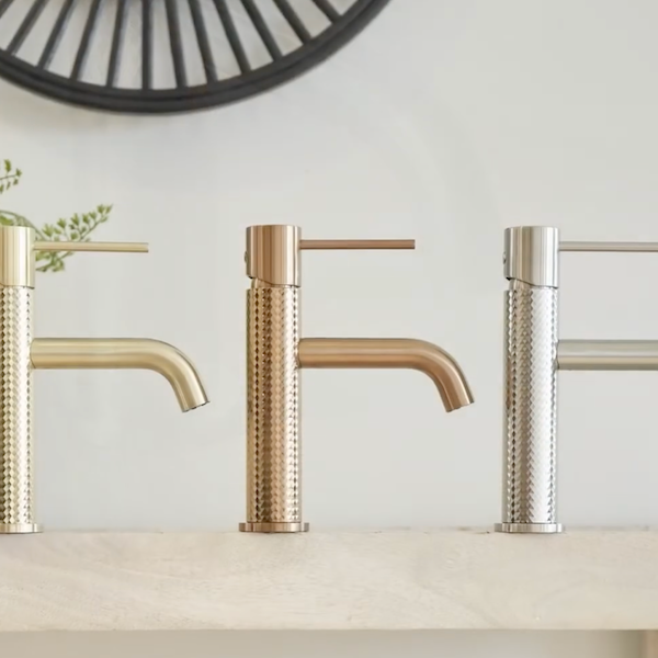 Greens Tesora Basin Mixer, Brushed Nickel – Bathware Direct