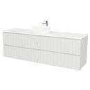 Timberline Henley 1800mm Wall Hung Vanity with Single Ceramic Basin ...