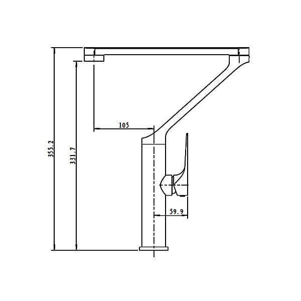 Innova Zed Extendable Kitchen Mixer, Matte Black – Bathware Direct