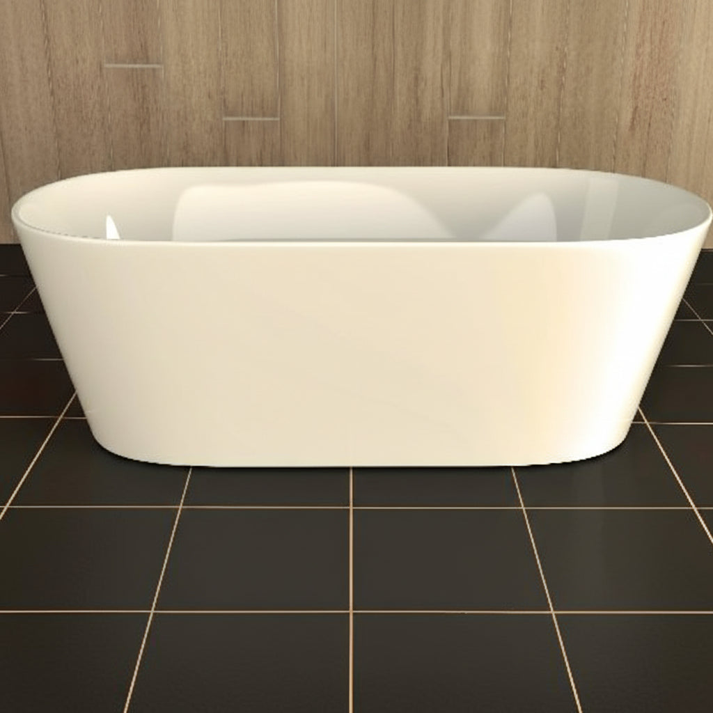 Retreat 1500mm Freestanding Oval Slim Rim Bath White – Bathware Direct