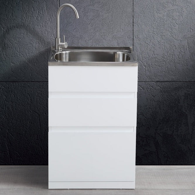 Hando Deluxe 45lt Trough & Cabinet with Two Drawers – Bathware Direct
