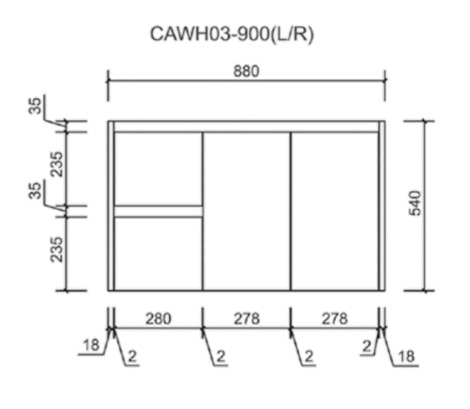 Aulic Alice Wall Hung Vanity 900mm, Stone Top & Undercounter Basin ...