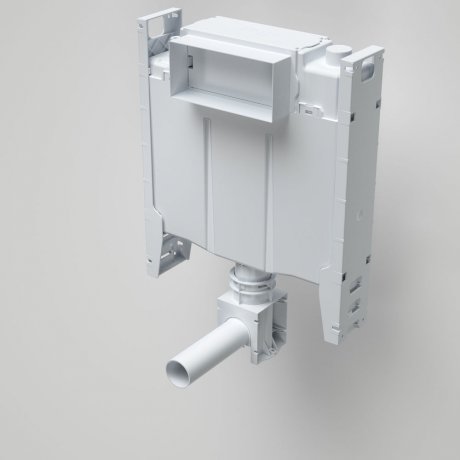 Caroma Invisi II Inwall Cistern with Adjustable Flushpipe 237007 ...