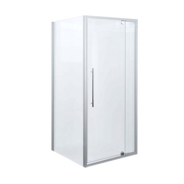 Flinders 900 x 900 Shower Screen & Base, Chrome Frame – Bathware Direct