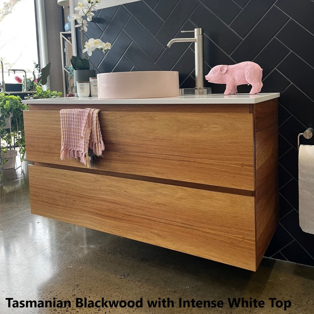 RF Nature Timber Veneer Vanity Units, Stone Top || Check out BATHWARE ...