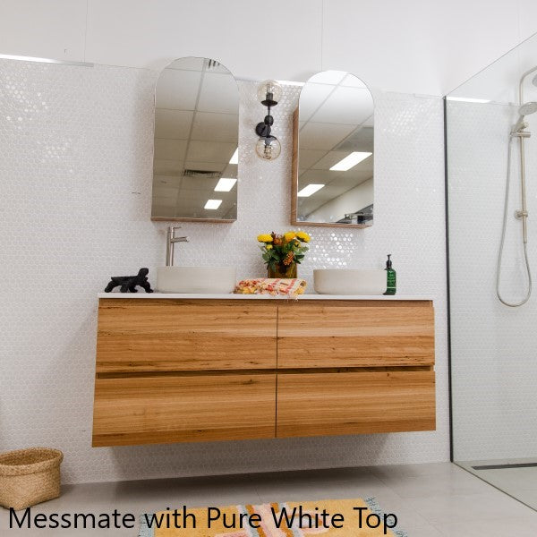 RF Nature Timber Veneer Vanity Units, Stone Top || Check out BATHWARE ...