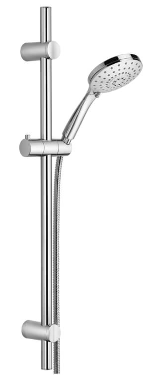 Ariel Shower on Libera Retro Fit Rail, Chrome – Bathware Direct