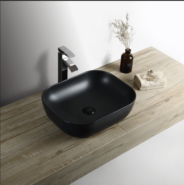 Bella Vista Lina Above Counter Basin - Matte Black – Bathware Direct