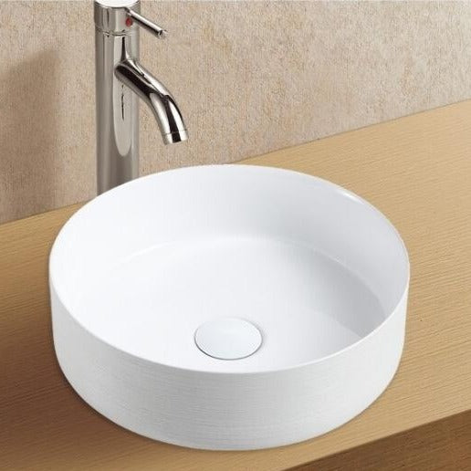 Essence Genoa Round Above Counter Basin with Outer Detail – Bathware Direct