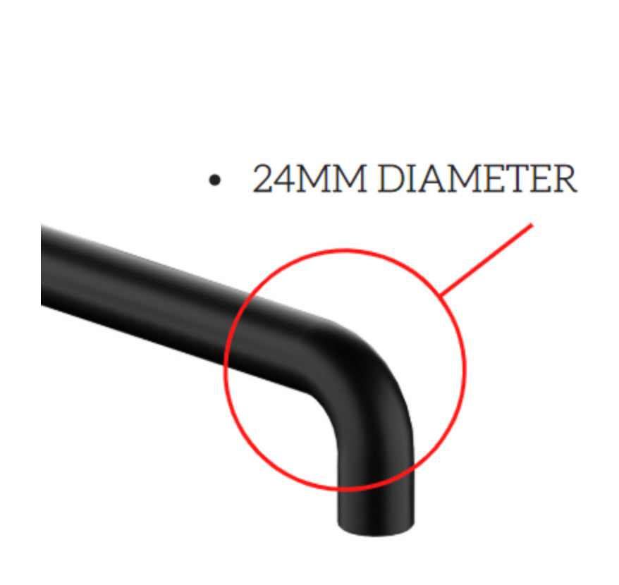 Intra Wall Mount Spout, Swivel - Matte Black – Bathware Direct