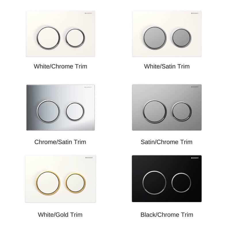 Geberit Kappa 21 Dual Flush Button & Plate – Bathware Direct