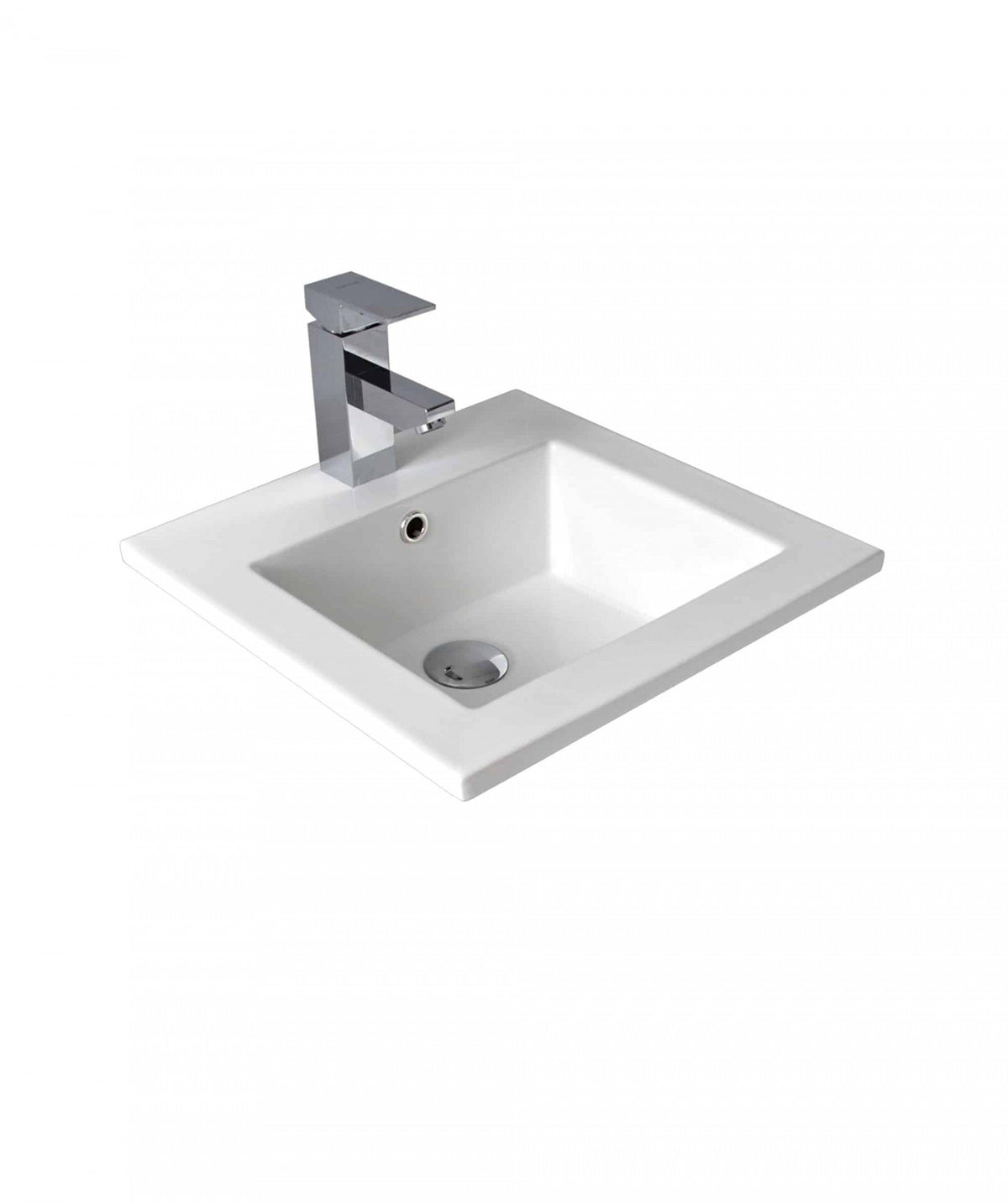 Seima Chios 415 Inset Basin, White Gloss – Bathware Direct