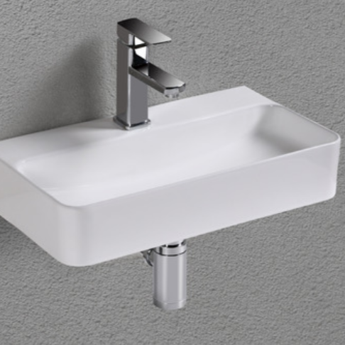 Essence Genoa Wall Basin - 450mm – Bathware Direct