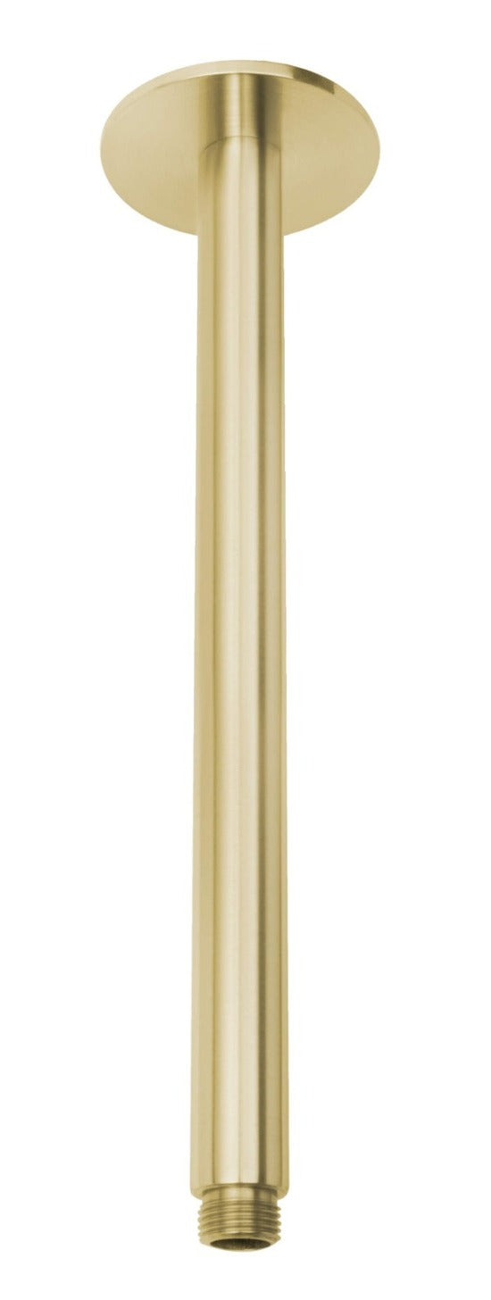 Phoenix Vivid Ceiling Arm 300mm - Brushed Gold – Bathware Direct